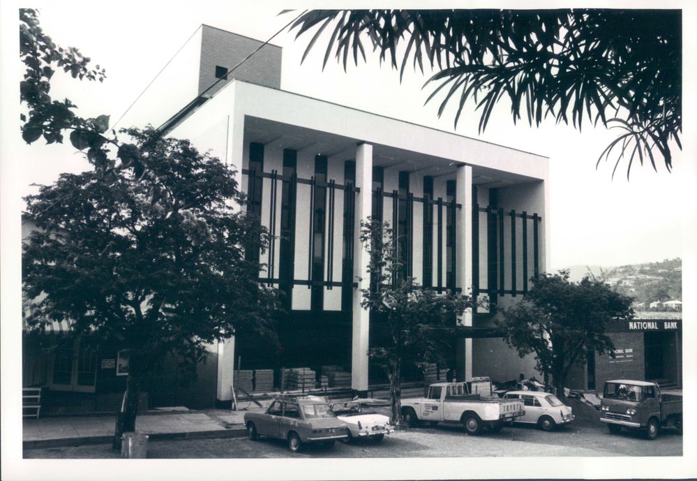Premises, Branches - Port Moresby, Douglas Street Exterior View, c.1969 ...